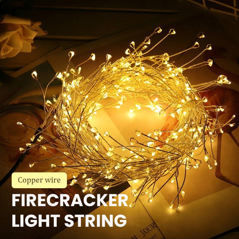 SALE 50% OFF!!! Copper Wire Firecracker Light String – uber7