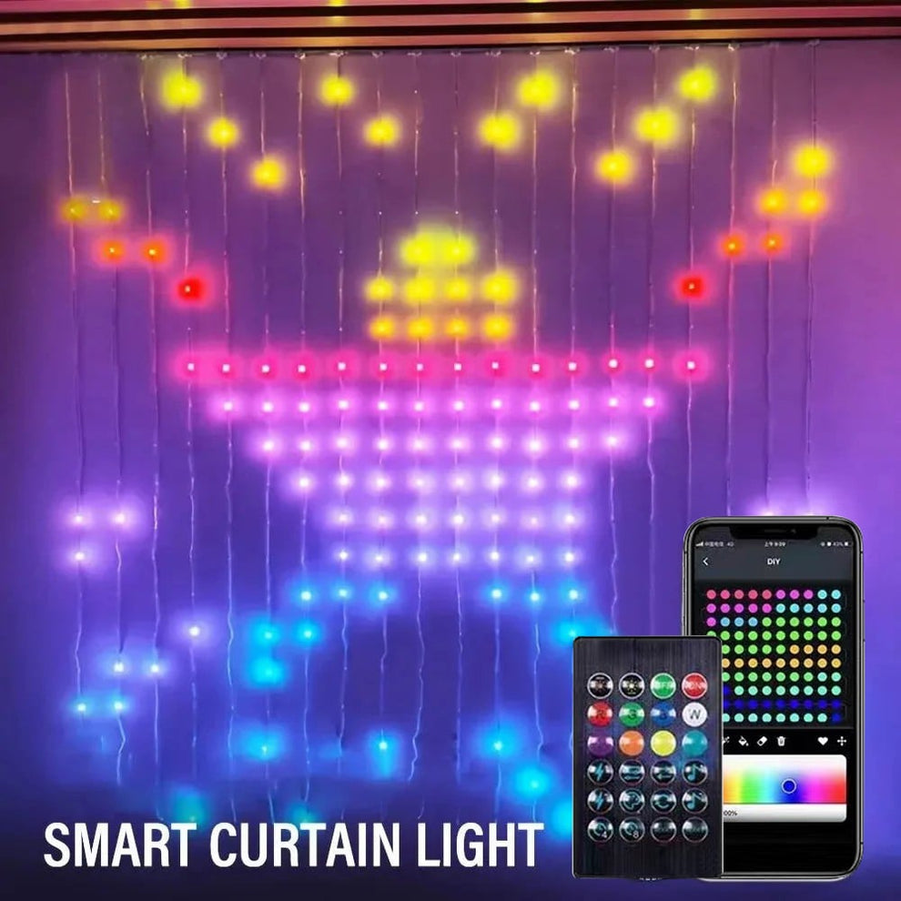 Color Waves LED Curtain Sync Lights – uber7