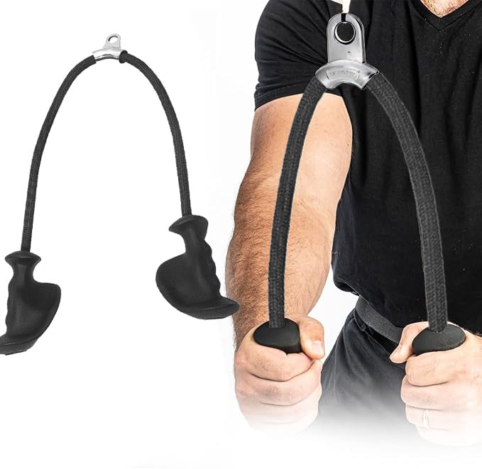 Ergonomic Handle Triceps Training Cord – uber7