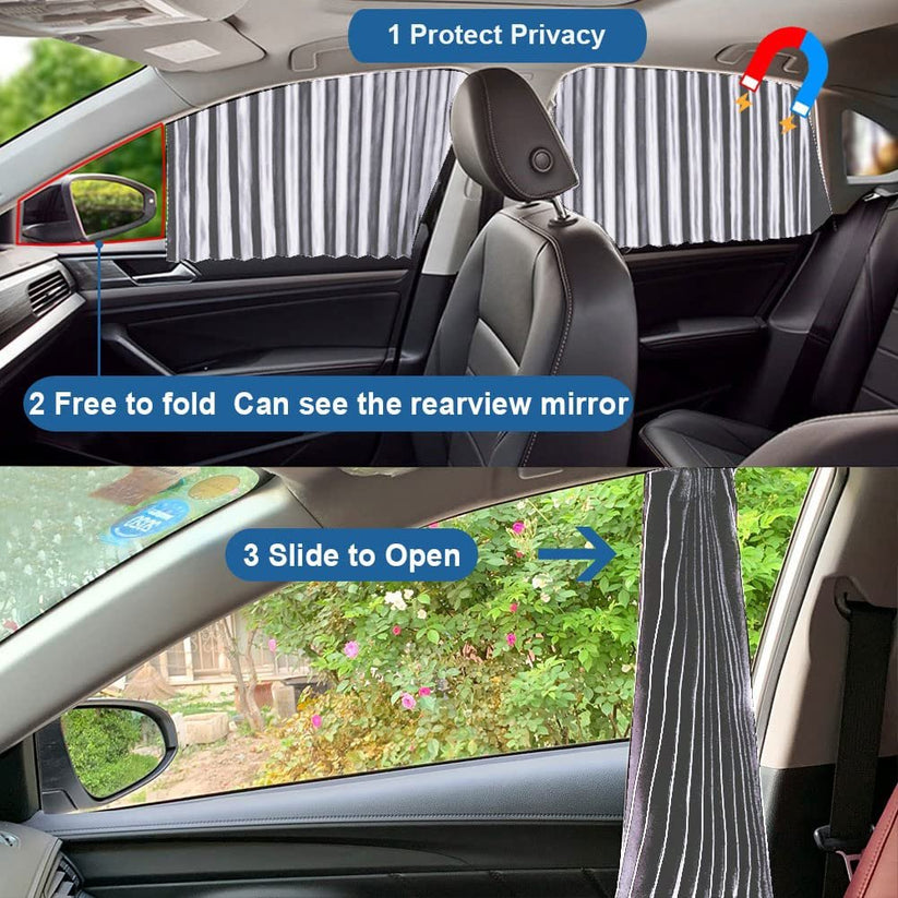 🔥Universal Fit Magnetic Car Side Window Privacy Sunshade – uber7