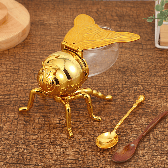 Decorative Bee-Shaped Honey Jar – uber7