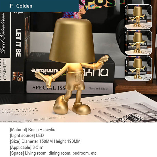 Little Golden Man Touch Charging Desk Lamp – uber7