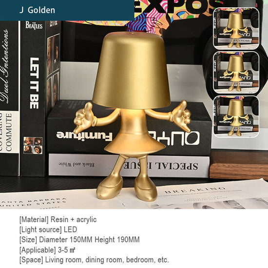 Little Golden Man Touch Charging Desk Lamp – uber7