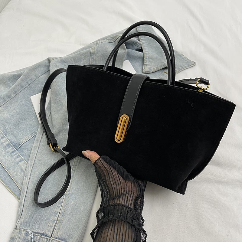 Women's Elegant Solid Color French Style Handbag – uber7