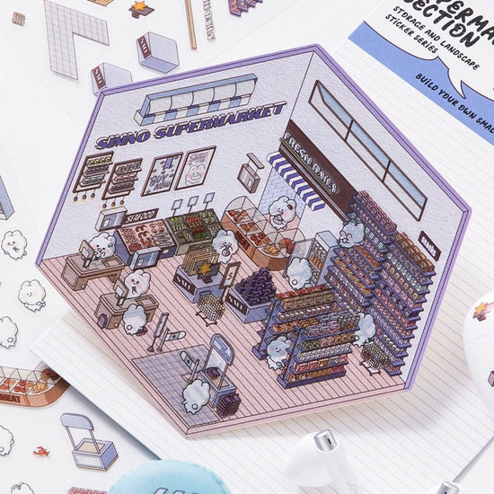 DIY 3D House Stickers 🎁Give away free A pair of tweezers – uber7