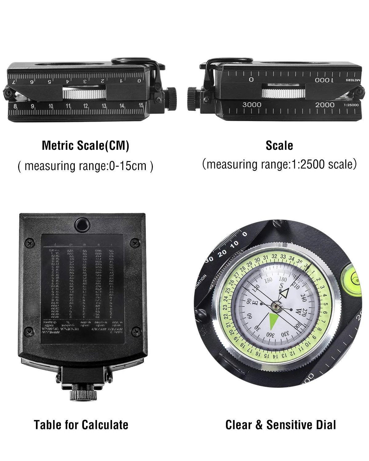 Multifunctional Military Aiming Navigation Compass – uber7