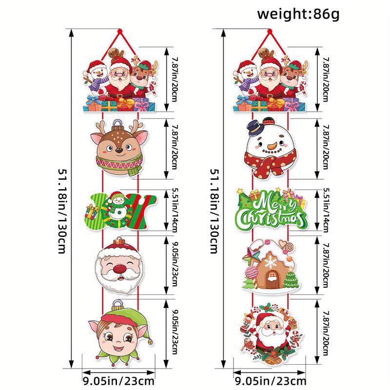 🔥Santa Claus and Snowman Themed Holiday Party Decorations🎅 Christmas D ...