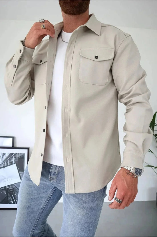 Button Down Shirt Jacket (Buy 2 Free Shipping) – uber7