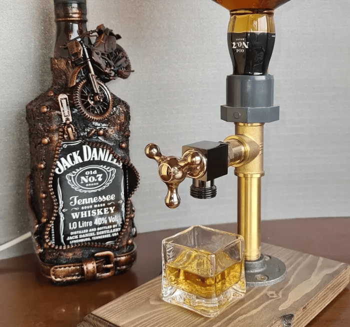 💥Liquor Alcohol Whiskey wood Dispenser – uber7