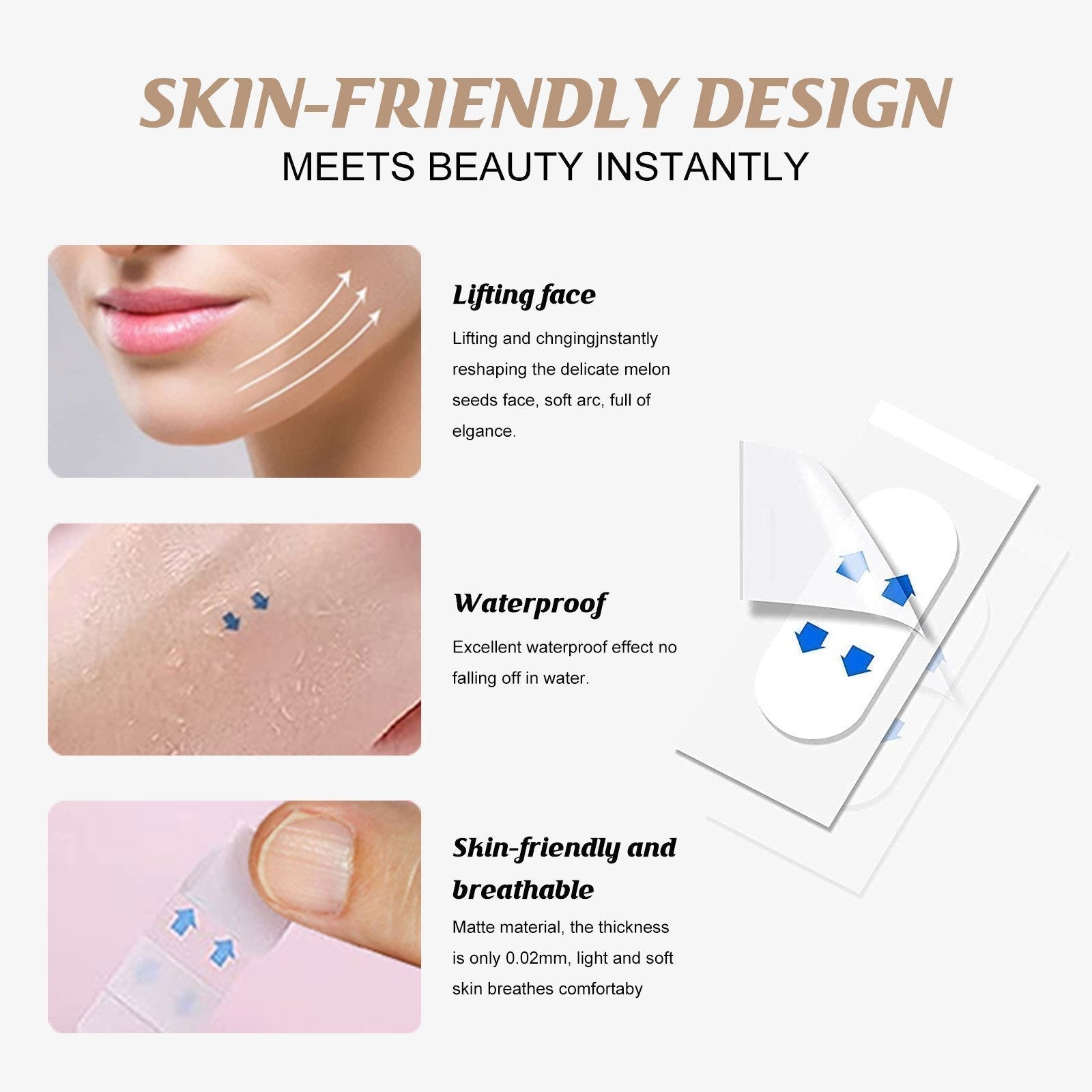 🔥Invisible Face Lifter Tape – uber7