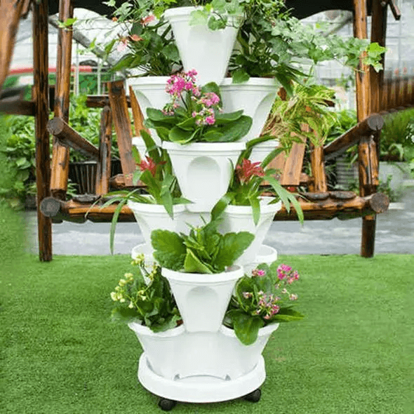 🌼Plant Festival Special 49% OFF-Stand Stacking Planters Strawberry Pla ...