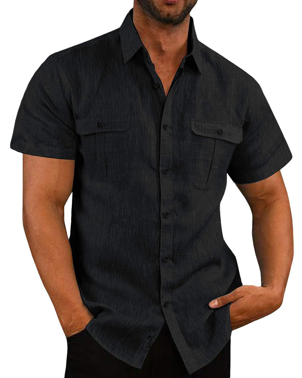 Stretch Short Sleeve Shirt with Pockets – uber7