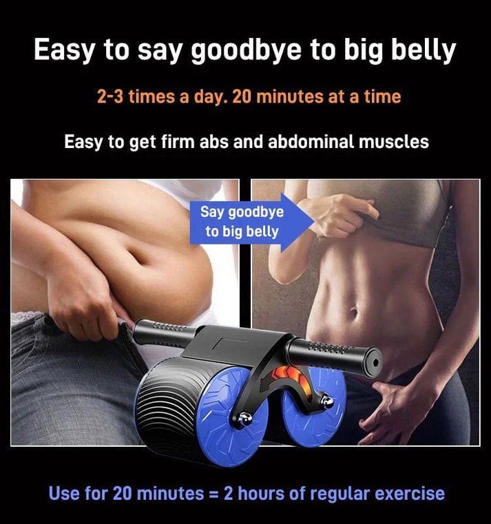 Automatic rebound abdominal wheel – uber7