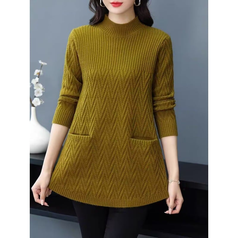 Women's Mid-Length Half Turtleneck Sweater🎊BUY 2 FREE SHIPPING – uber7