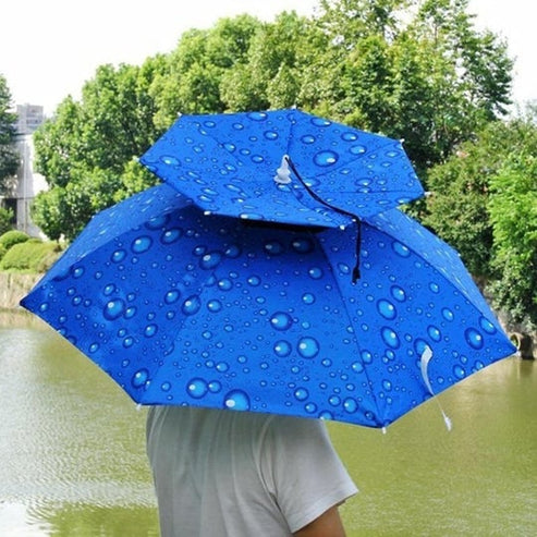 Outdoor Double Layer Umbrella Hat – uber7