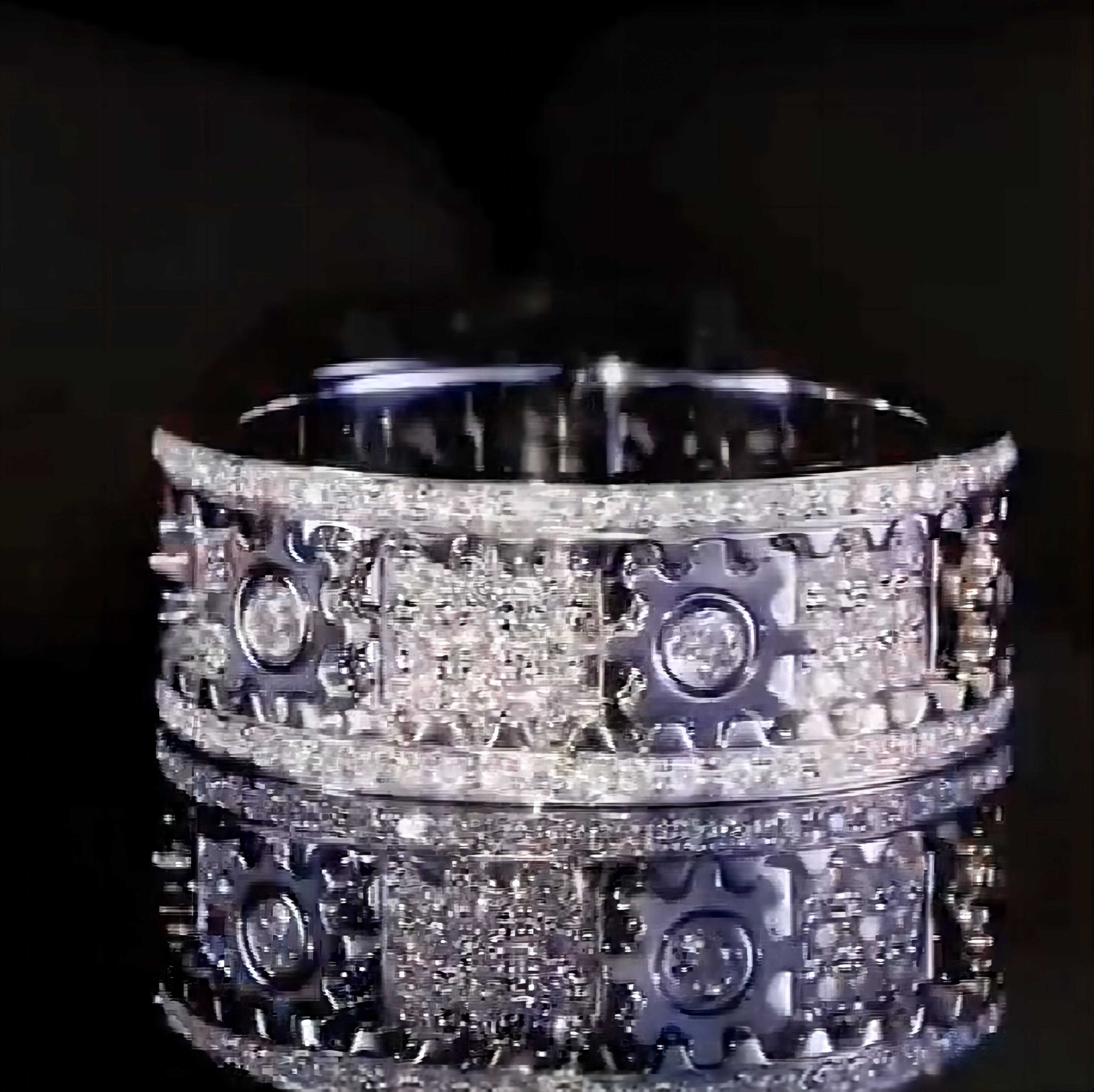 🔥HOT SALE 🔥-Diamond Crystal Gear Ring – uber7