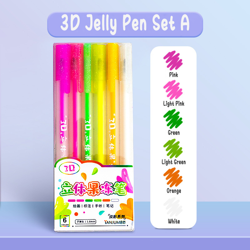 🎄Christmas Pre-sale Promotion🔥3D Jelly Pen Set – uber7