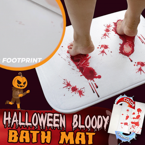 🎉 Halloween Bloody Color Changing Bath Mat – uber7