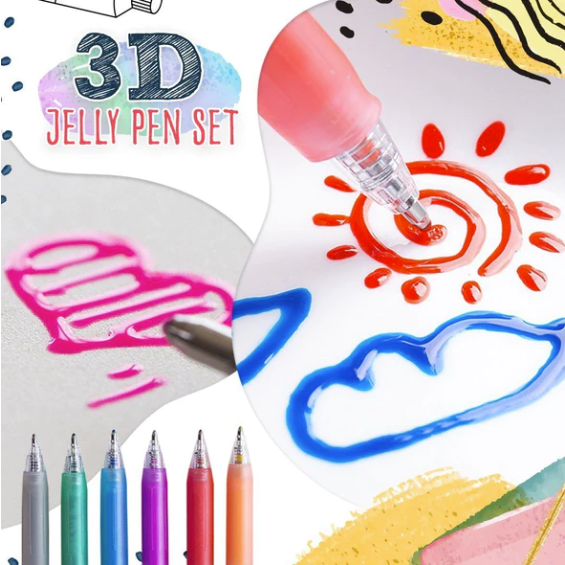 🎄Christmas Pre-sale Promotion🔥3D Jelly Pen Set – uber7