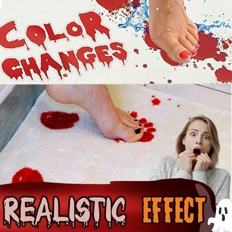 🎉 Halloween Bloody Color Changing Bath Mat – uber7