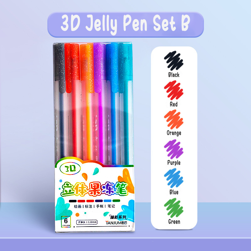 🎄Christmas Pre-sale Promotion🔥3D Jelly Pen Set – uber7