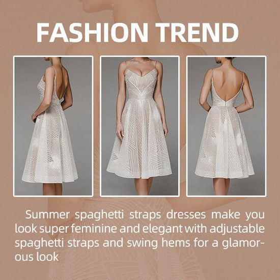 Fashion V Neck Sling A-Line Dress – uber7